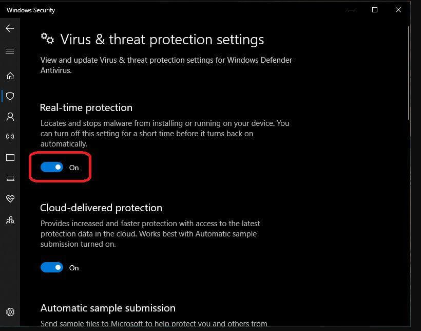How to Turn Off Windows Defender