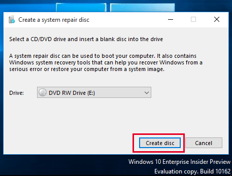 How to Create and Use a Windows 10 Repair Disk
