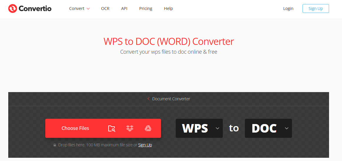How to Convert a WPS to Word?