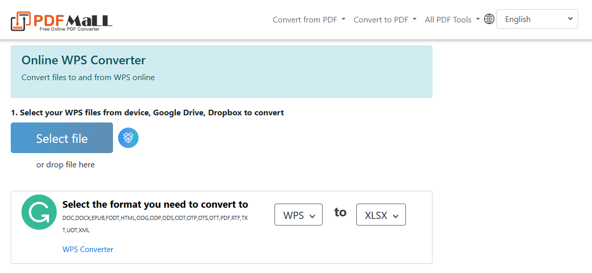 How to Convert WPS to Excel (Online and Free)