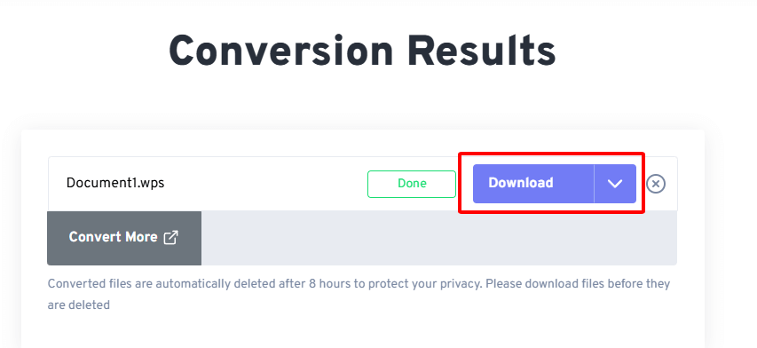 How to Convert a WPS to Word?