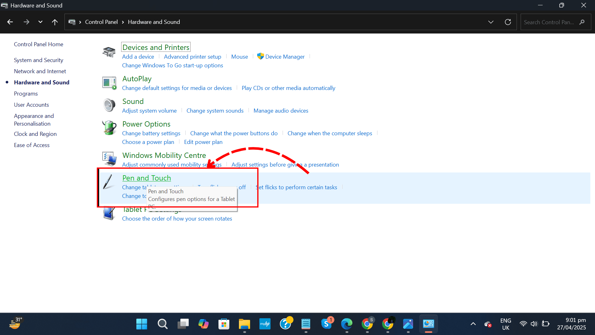 How to Turn Off Touch Screen on Windows