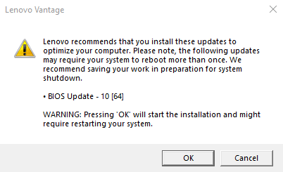 How to Update Lenovo Bios