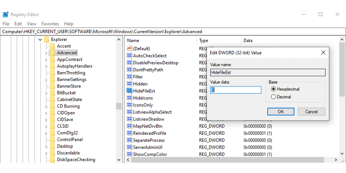 How to Show File Extensions in Windows 10