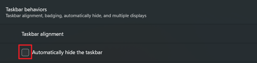 Easy Guide to Hide Taskbar Windows 11