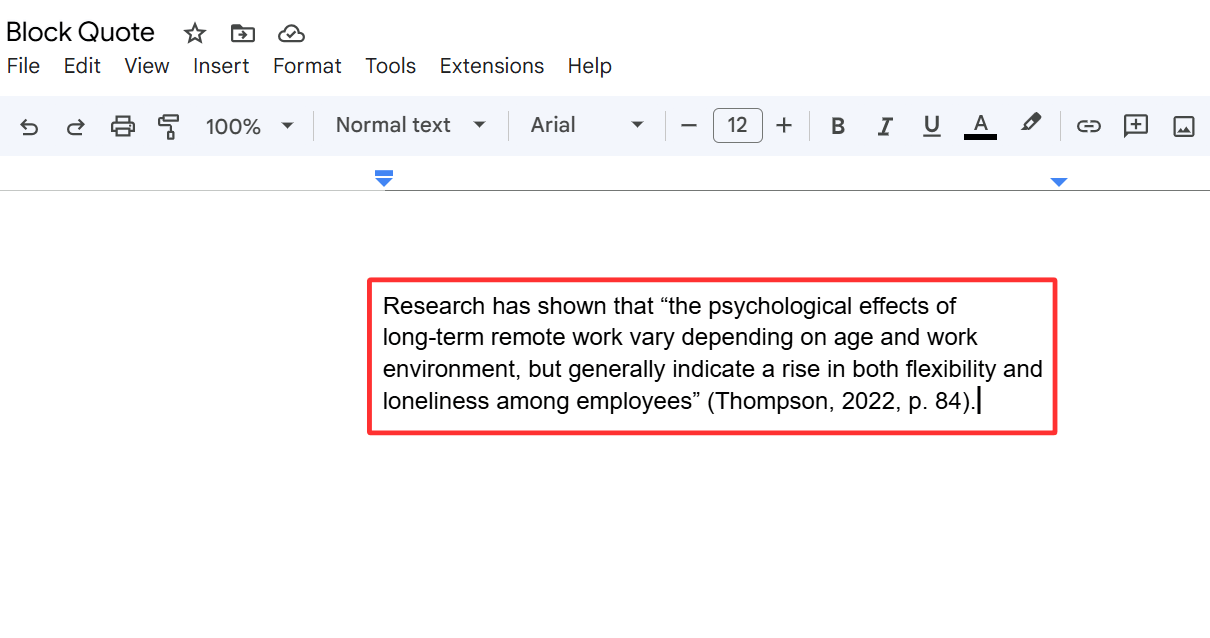 Long Quotes, No Problem: A Straightforward Guide to APA Block Quotations