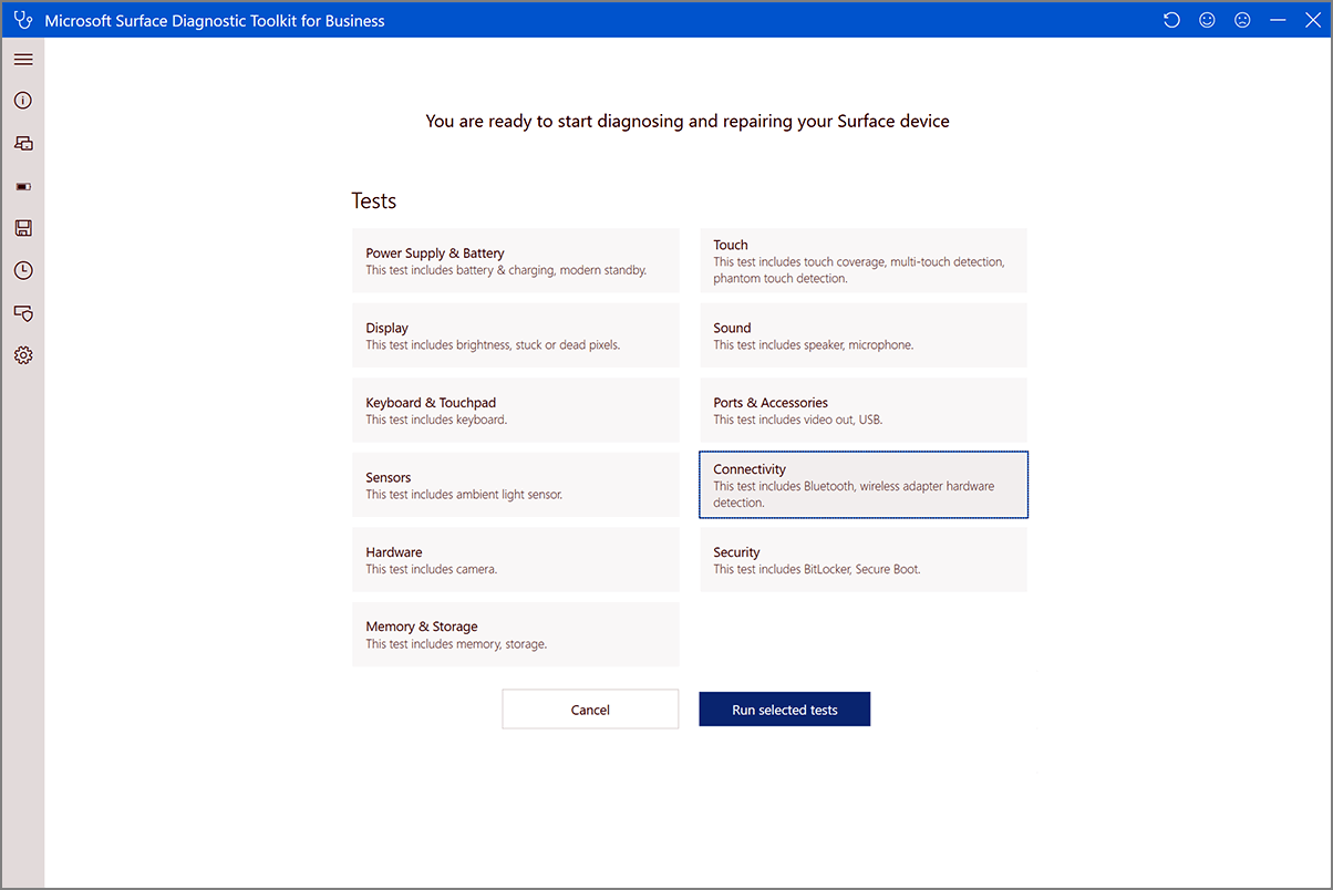 Surface Diagnostic Toolkit: Fix Surface Issues at Home