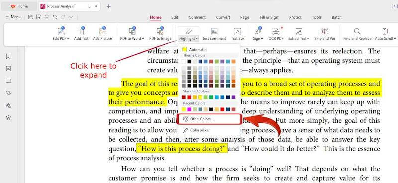 Cum să evidențiați un PDF folosind WPS Office - Un ghid cuprinzător
