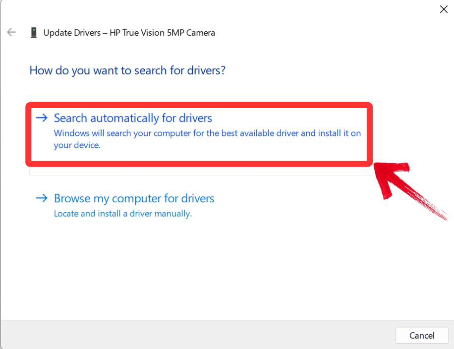 How to Fix HP Laptop Camera Not Working on Windows 11
