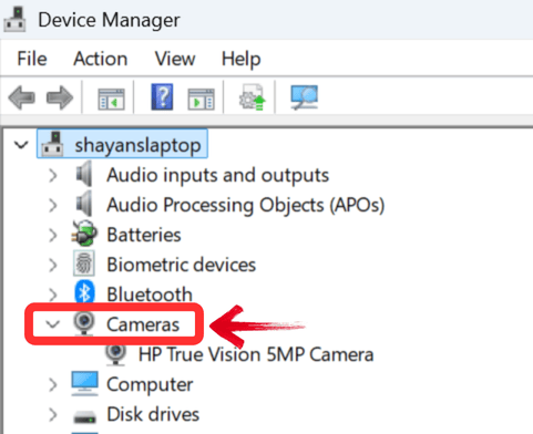 How to Fix HP Laptop Camera Not Working on Windows 11