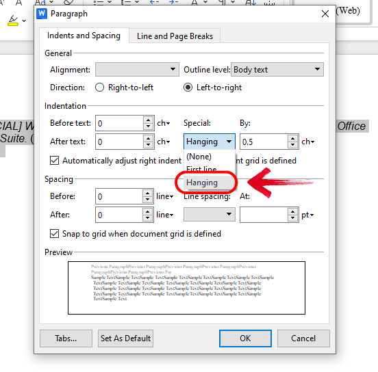 Hanging Indent_ A Guide in Google Docs