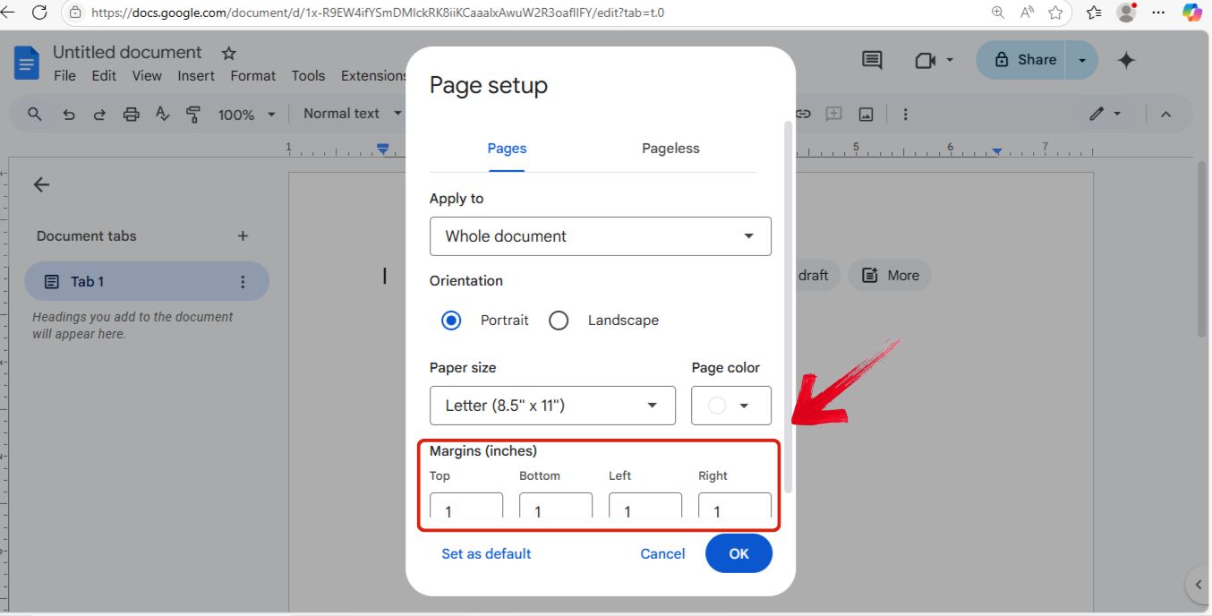 How to Adjust Margins in Google Docs