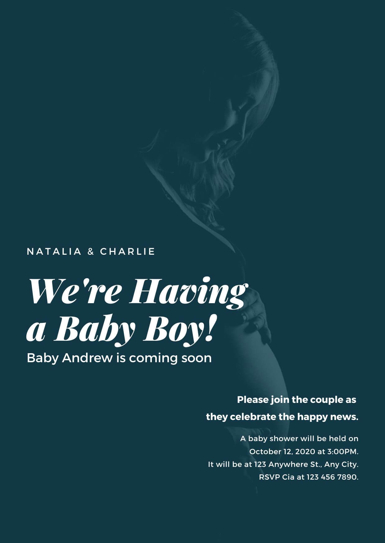 10 Striking Pregnancy Announcement Templates [Free Download & Edit]