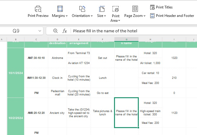 눈길을 사로잡는 무료 여행 일정표 템플릿 10종 [다운로드 & 편집]