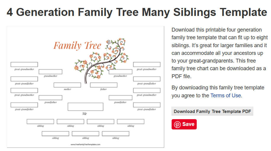 10 Free & Dazzling Family Tree Template [Download & Edit]